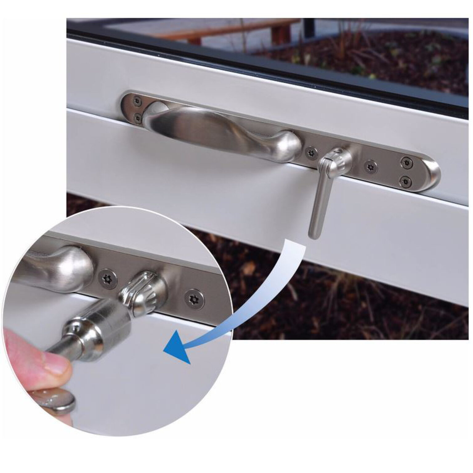 WINDOW HANDLE, LIGATURE PROOF – Arkisafe